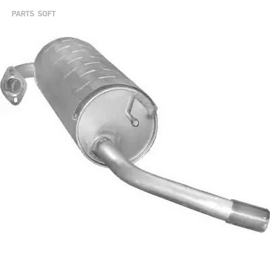 Глушитель задняя часть от официального дистрибьютора, POLMOSTROW, артикул 26176