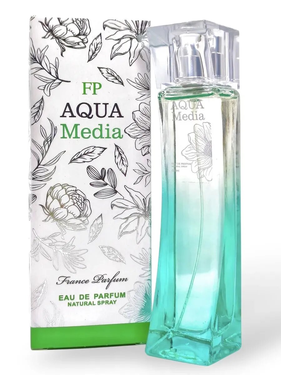 Парфюмерная вода France Parfum fp AQUA MEDIA 50ml (аромат Aqua Media Cologne Forte) для женщин