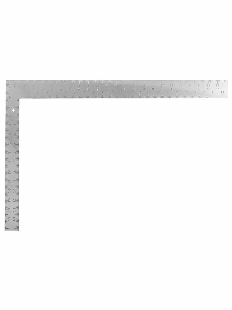 Угольник слесарный 400 х 600 мм, нерж. сталь