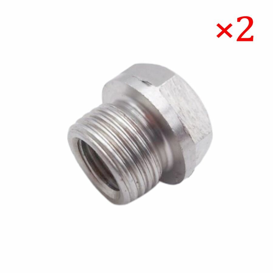 2 датчик кислорода o2, сварная втулка из нержавеющей стали, m18 мм, 1,5 мм до m12 1,25 мм, переходник