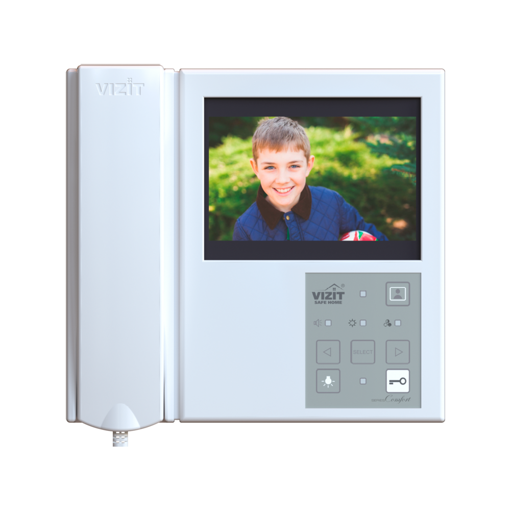 VIZIT-M405D5 Монитор цветного изображения 5" 2-х канальный со встроенным источником питания