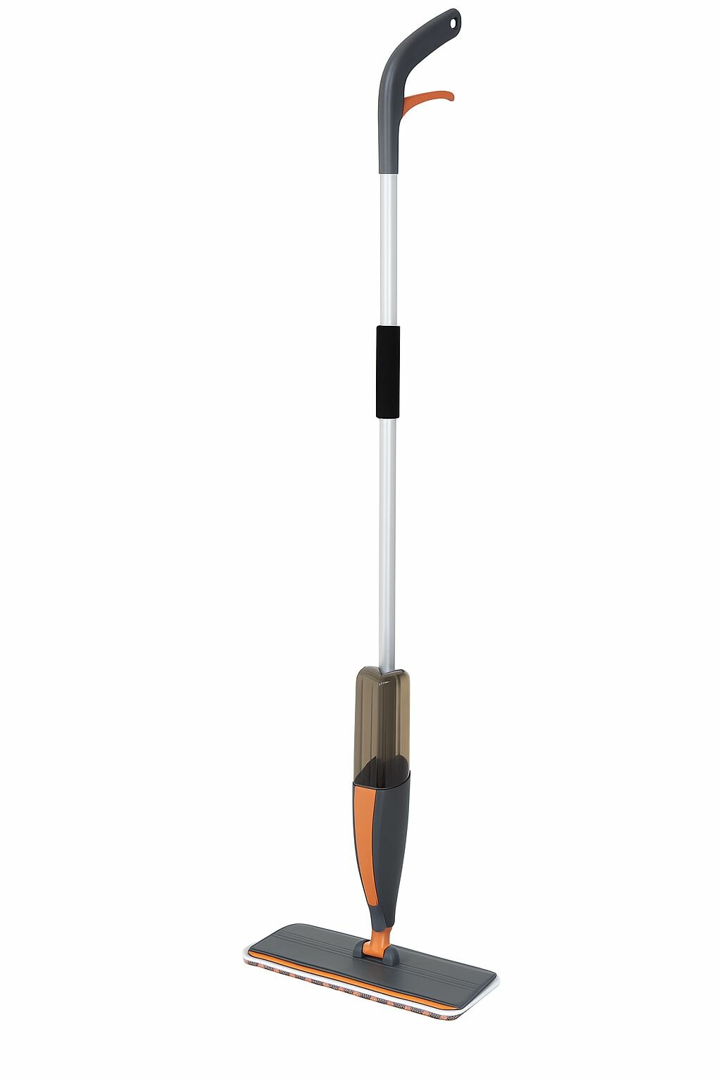 Швабра с распылителем и насадкой из микрофибры 124см поворот 180°