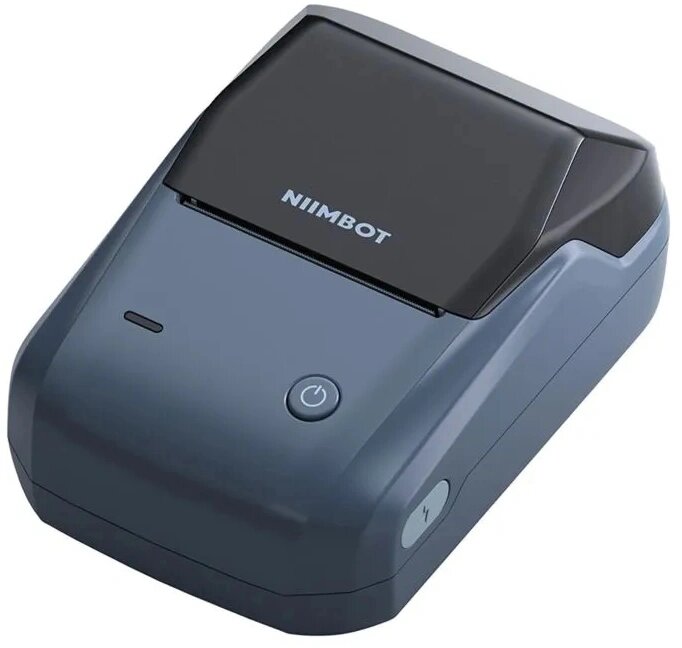 Термопринтер Niimbot B1 Space Blue (1746799) 203dpi 50мм/с/USB/BT для печ. этик. голубой