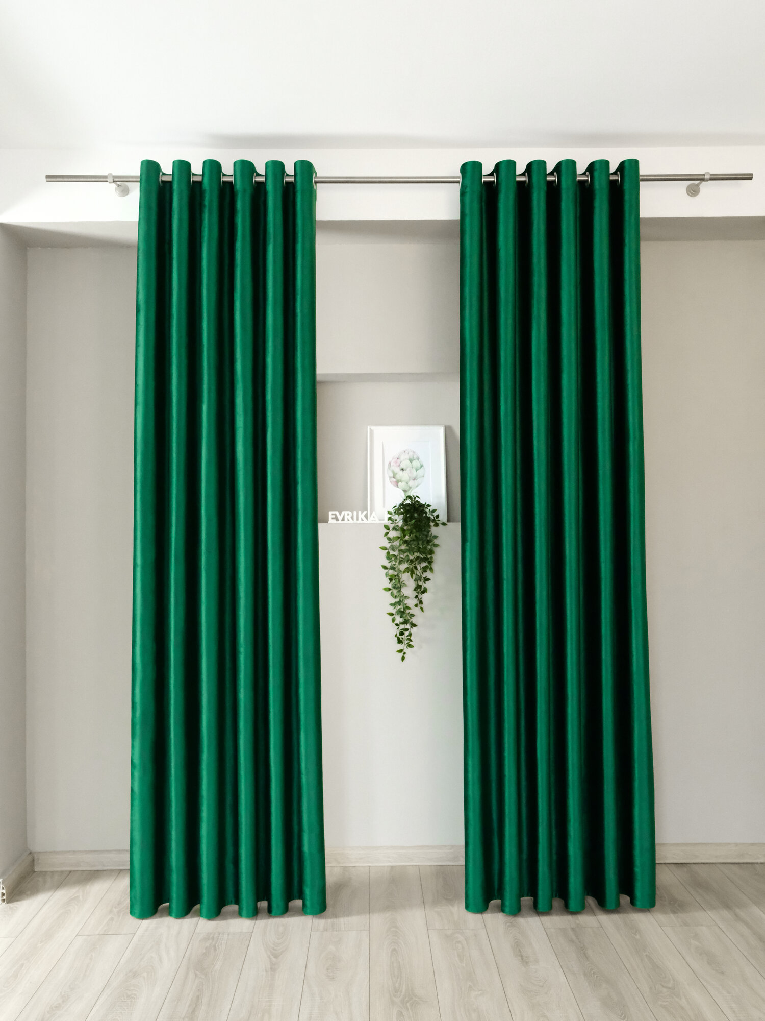 Шторы бархат антикоготь 150х250 (2 шт), Evrika Home