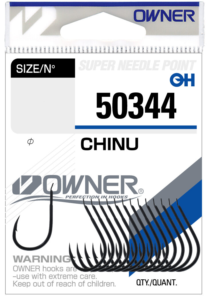OWNER Крючок Chinu black №5 17шт