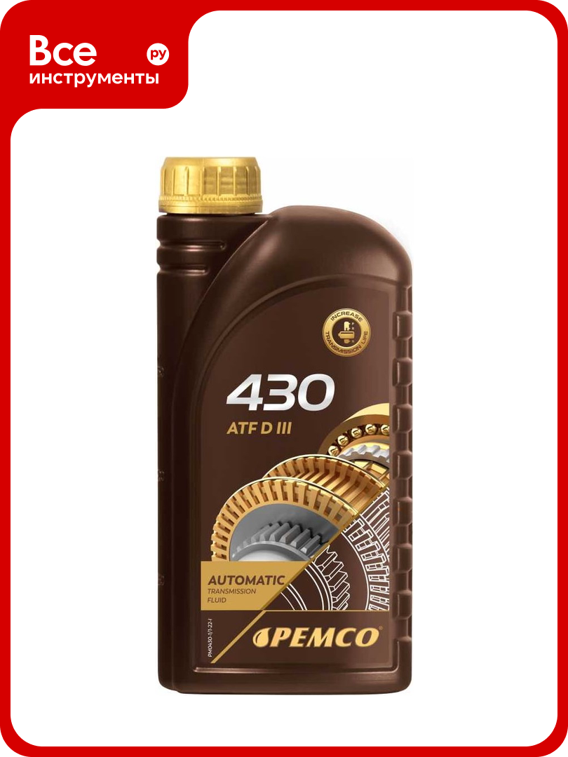 Масло PEMCO ATF Dextron3 iMATIC 430 1 л PM0430-1