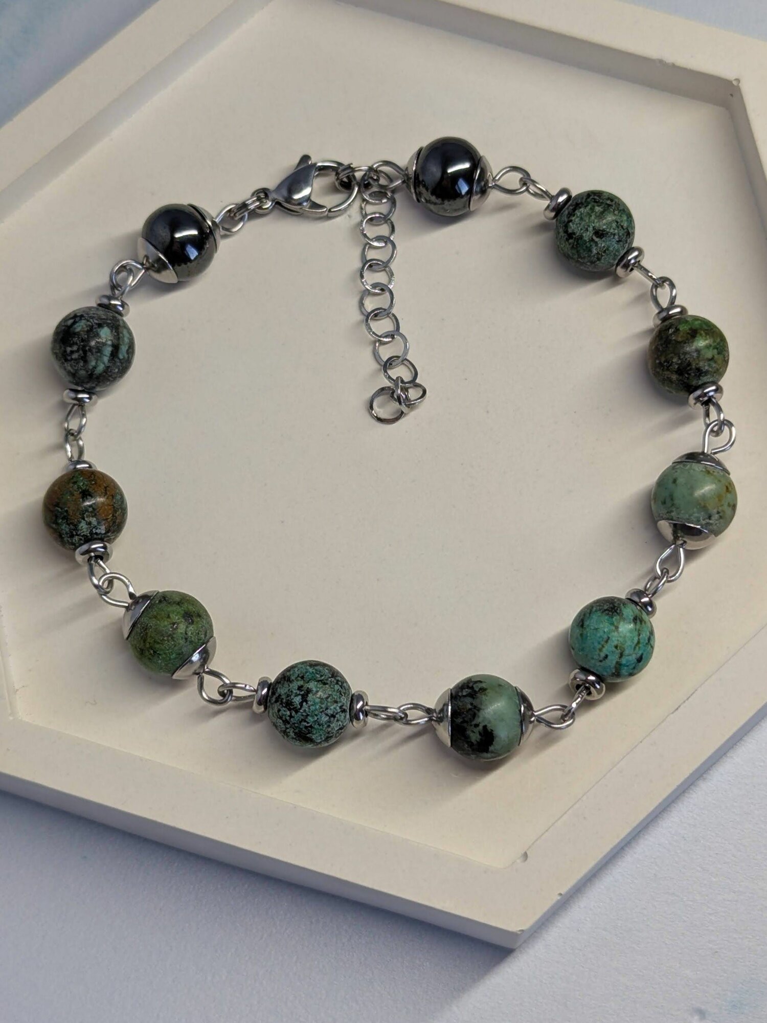 Браслет, гематит