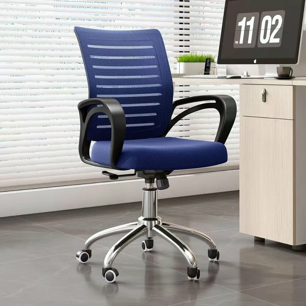 Офисное кресло, черный и синий
