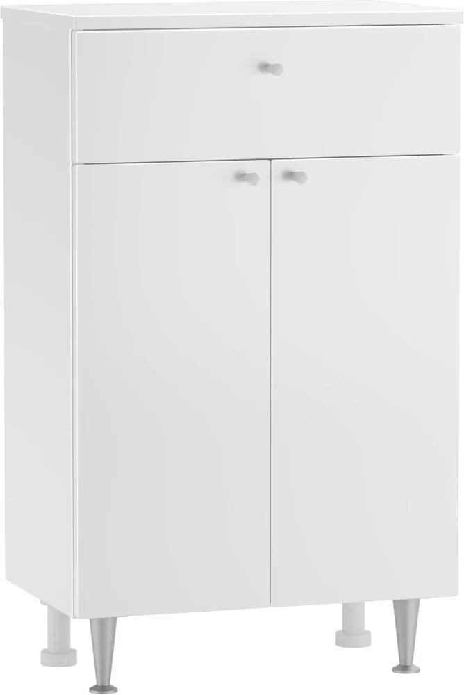 Тумба Айсберг Промо 50 напольная, 50, 4 см, из МДФ, с выдвижными ящиками, белая