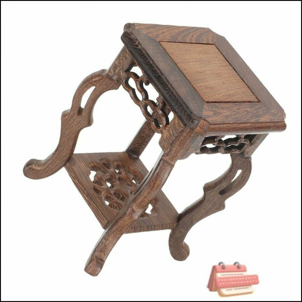 Деревянная Подставка Для Растений И Бонсай Стойка 13.00X9.00X9.00Cm