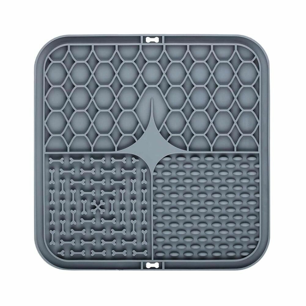 Коврик лизалка, интерактивная миска для медленного поедания пищи для собак и кошек 1 шт