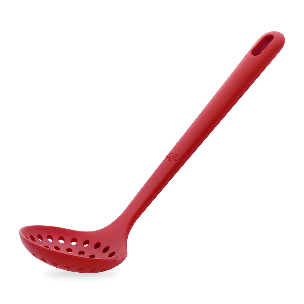 Шумовка Ballarini 28000-002 "Rosso", силиконовая, для посудомоек, красная, 30 см