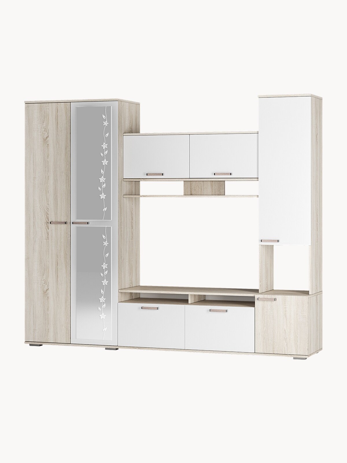 Стенка в гостиную Лукас со шкафом под телевизор модульная