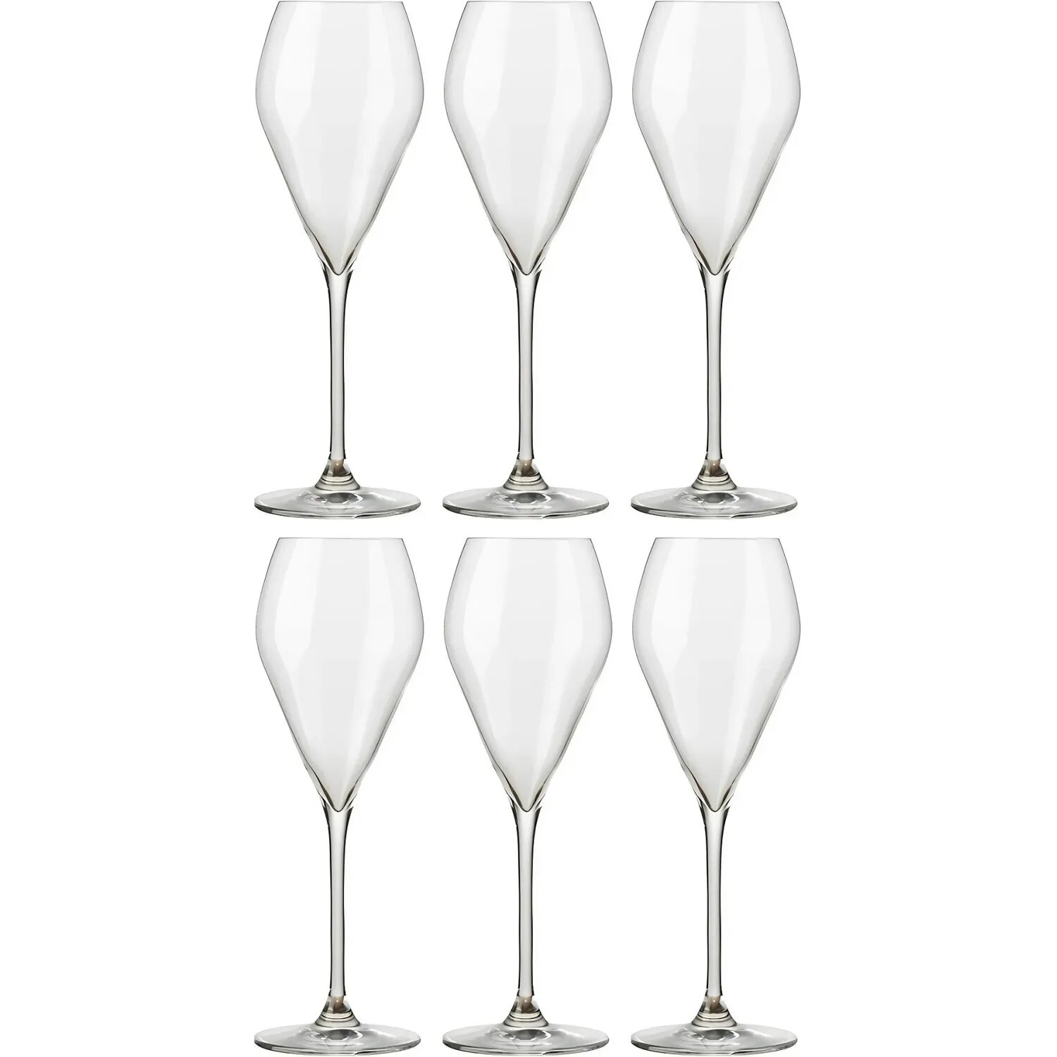 Бокал-флюте 'Мод' хр. стекло 240мм d=72, h=215мм; прозр. 6шт/уп