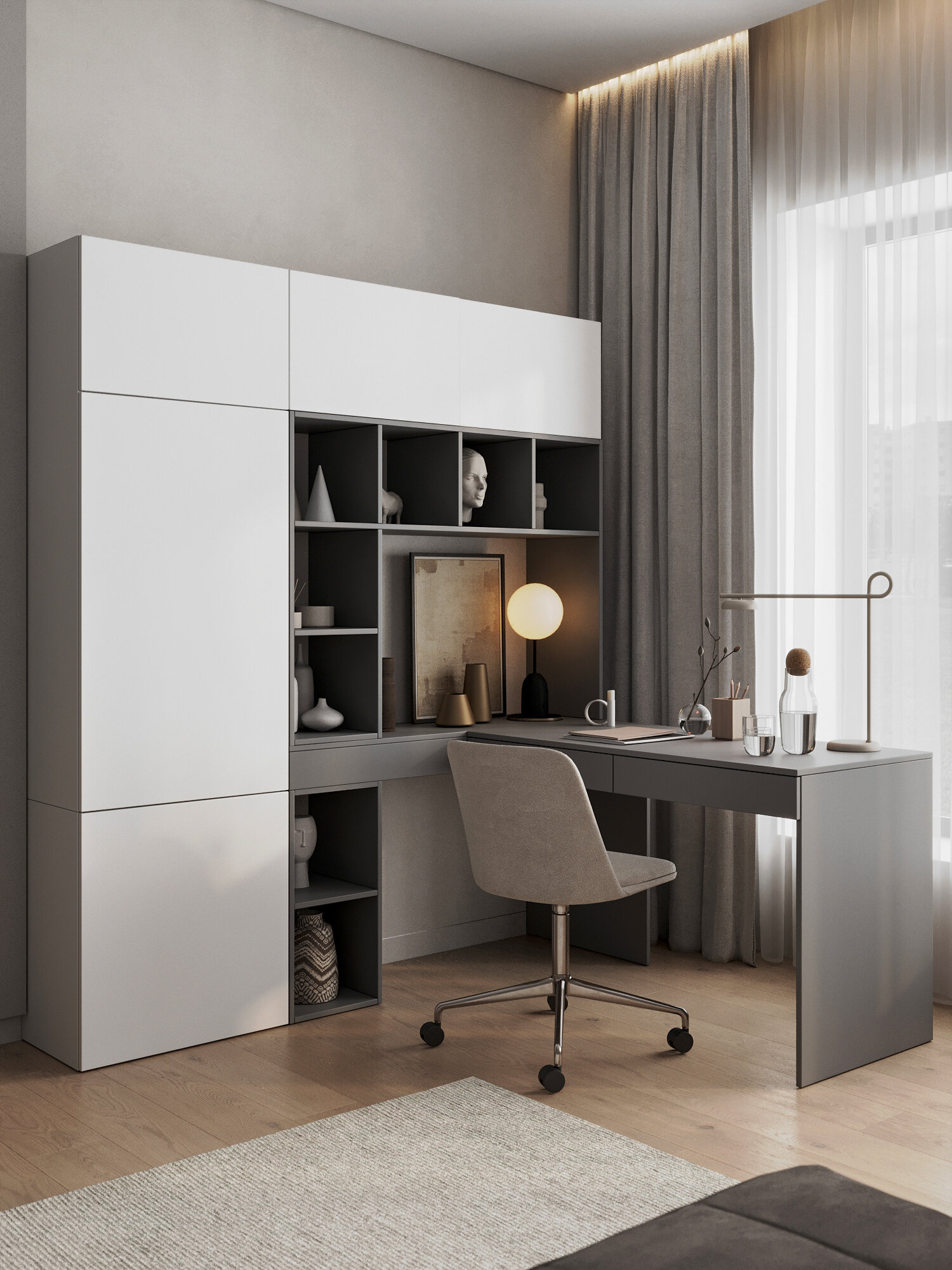 Стол стеллаж 05