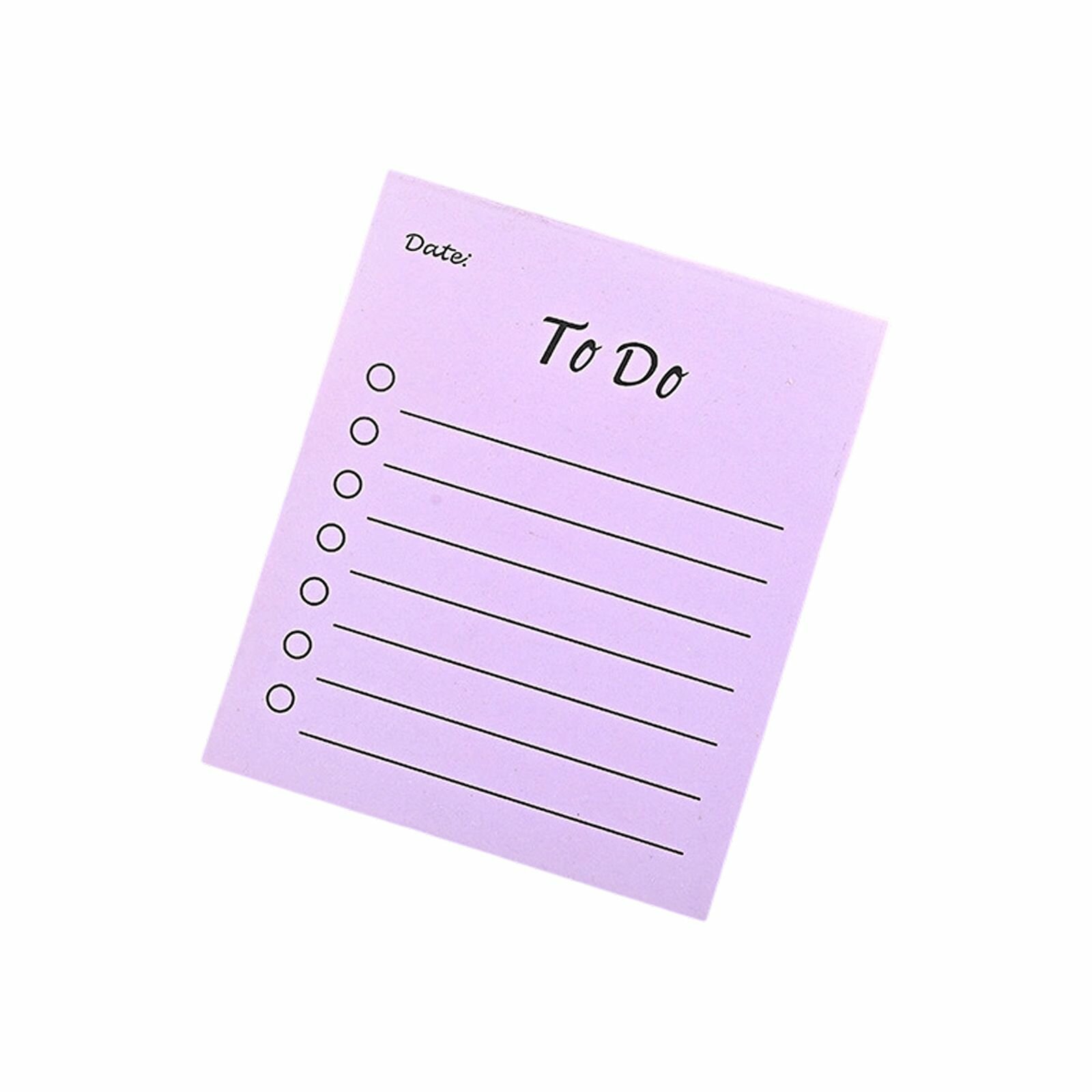 Простой блокнот для заметок с линиями стикеры списка дел