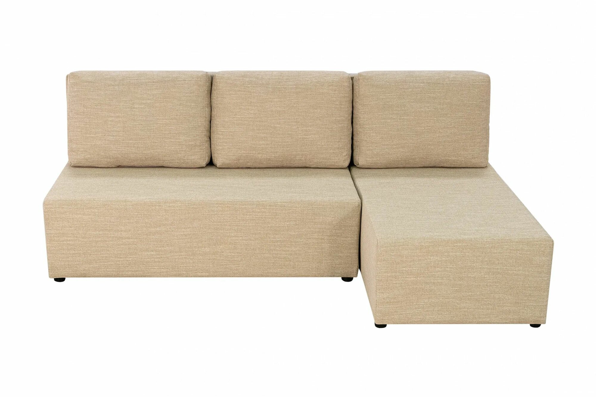 Диван угловой еврокнижка Комо светло-бежевый