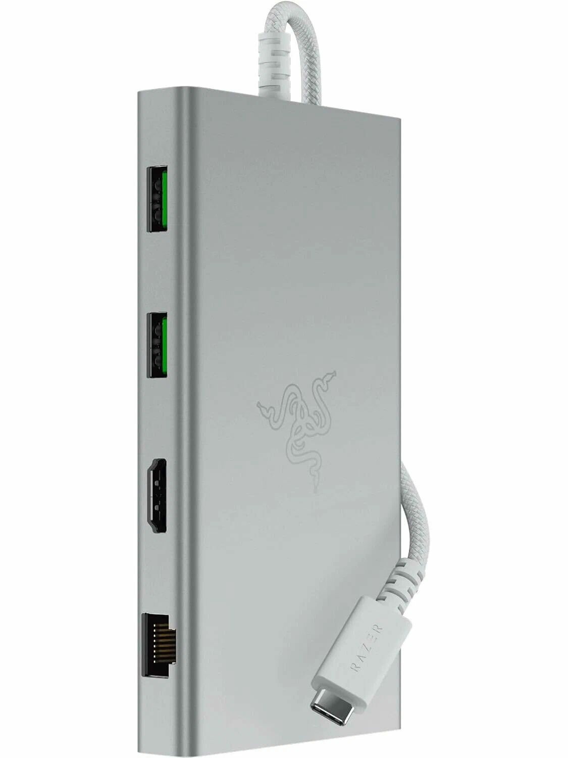 Док-станция RAZER USB-C Dock Mercury White (RC21-02250200-R3M1)