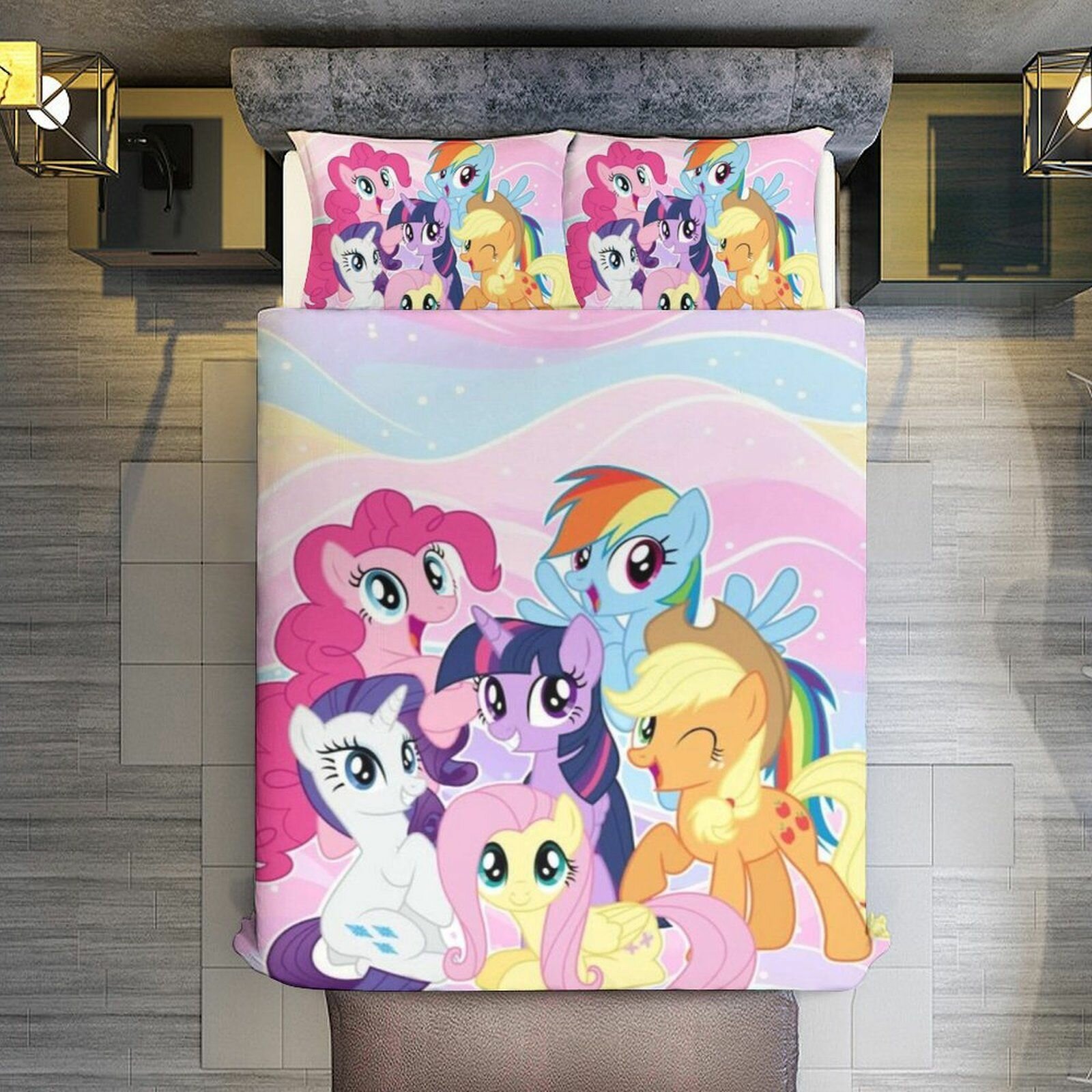 My Little Pony Комплект постельного белья, Микрофибра, Односпальный