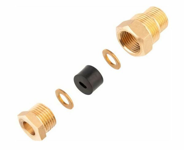 Сальник с резьбой 1x2 для ввода кабеля в трубу PROconnect