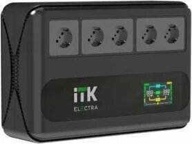 Источник бесперебойного питания ITK Electra EET-1000VA-1-002-S 600Вт 1000ВА черный