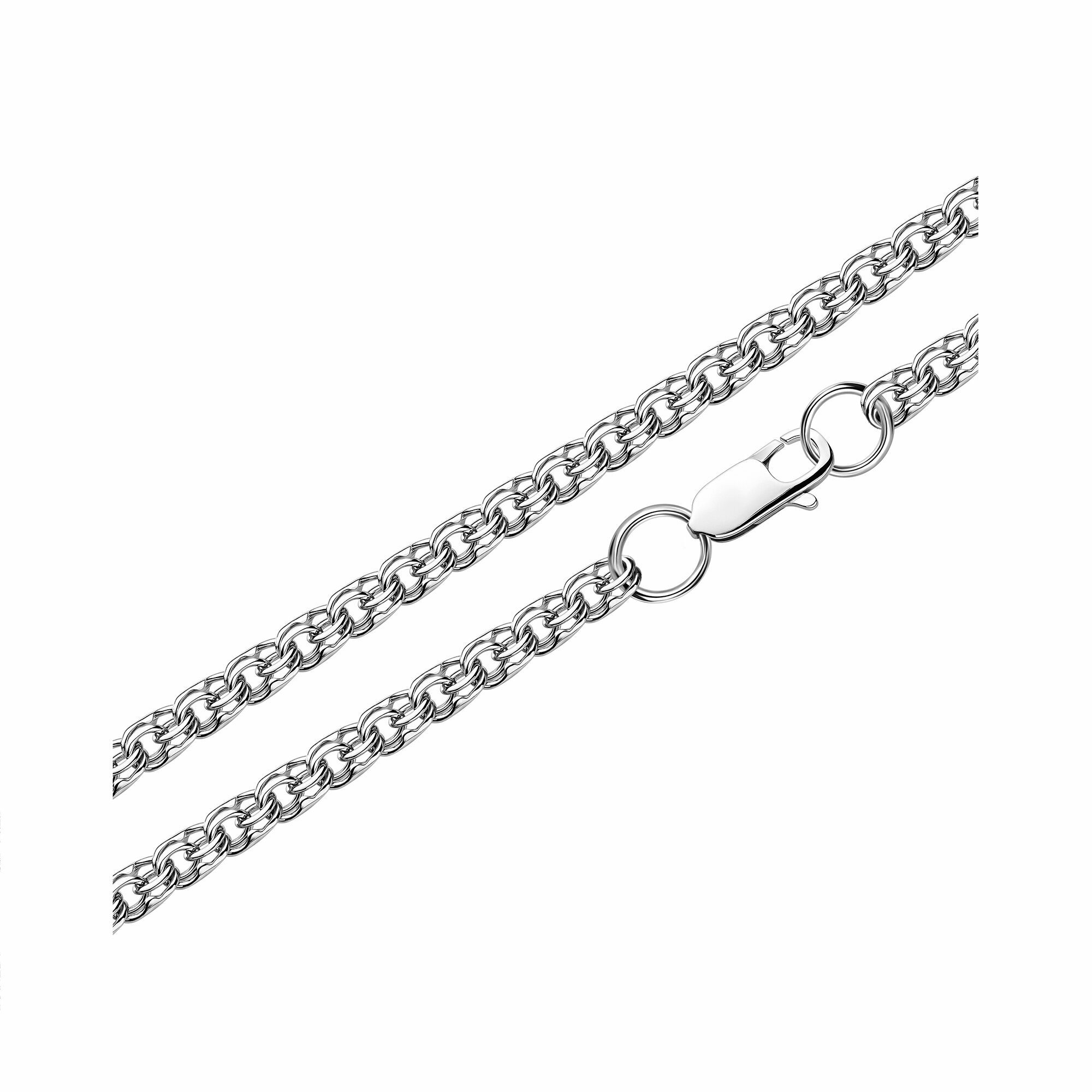 Цепь серебро, 925 проба, родирование