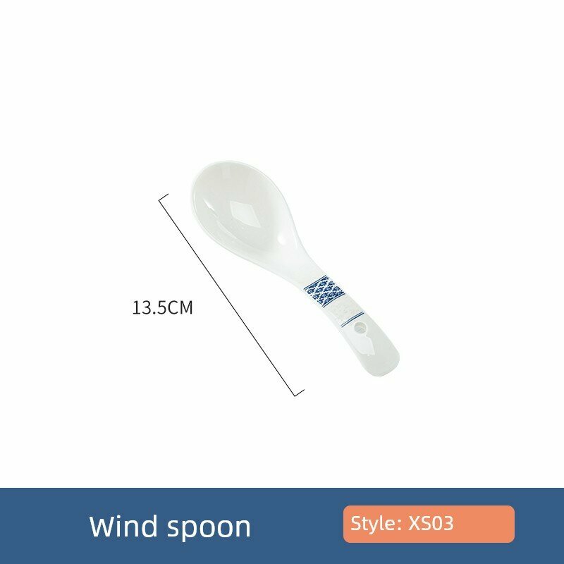 Керамическая ложка для супа с длинной ручкой, большая бытовая ложка для супа, кухонная утварь, столовая ложка, ложка