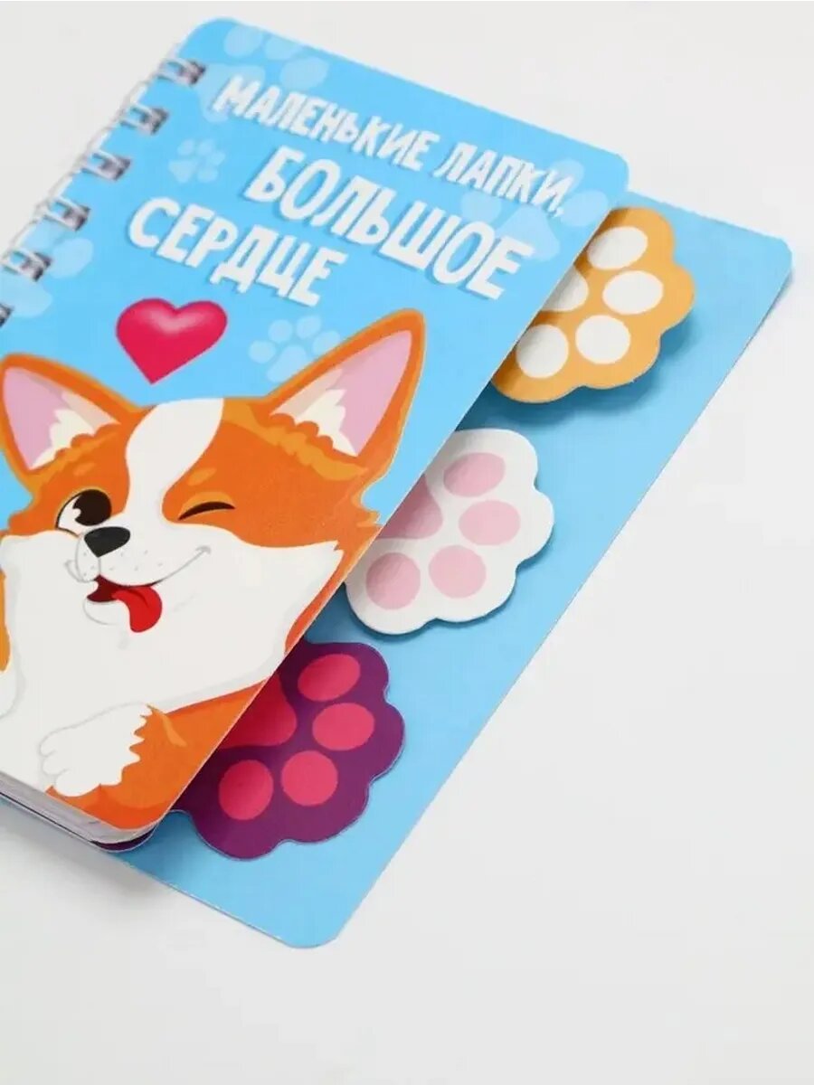 Очаровательный блокнот с разделителями для заметок