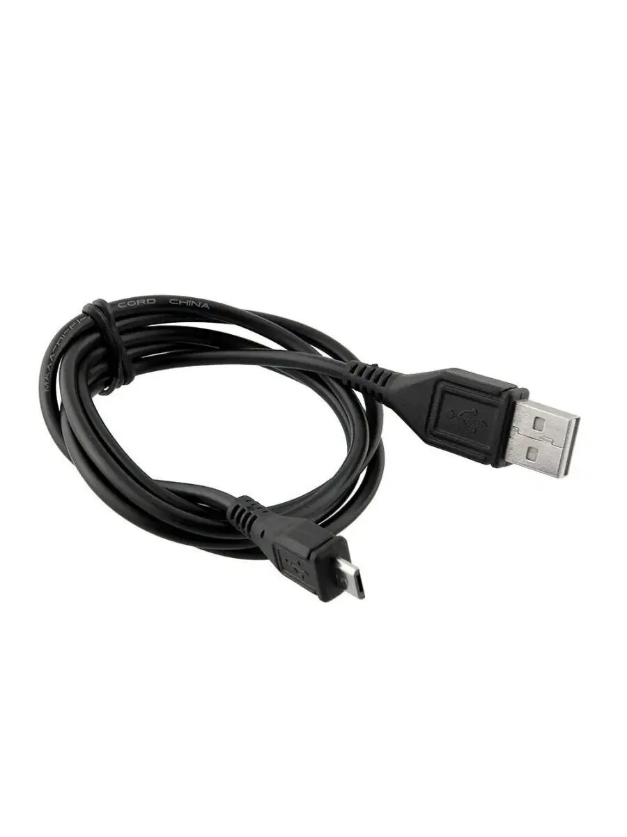 Кабель зарядный для геймпада (джойстика) DualShock PS4, USB - microUSB, черный, 80 cм