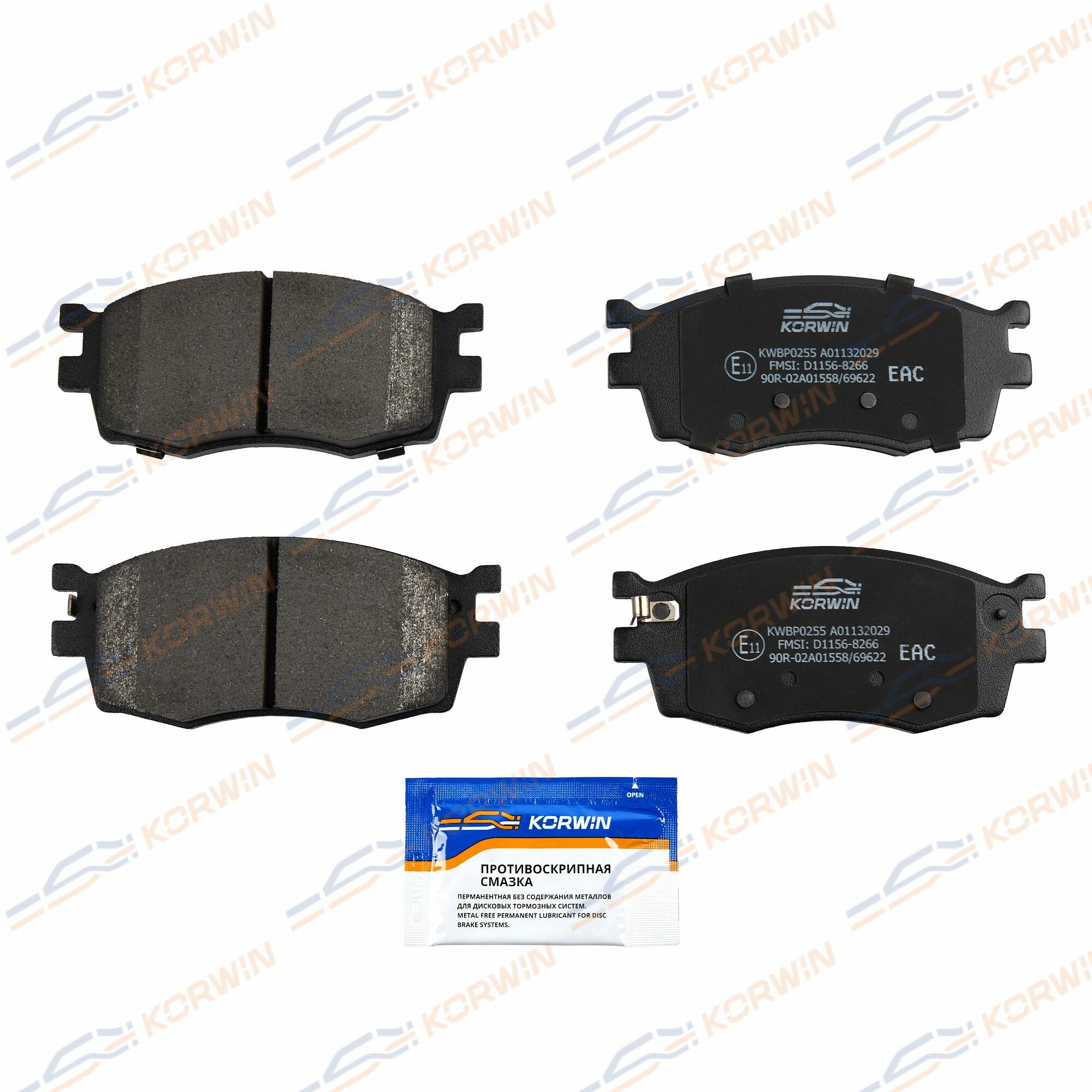 Колодки тормозные перед. Kia Rio II (JB) 05-/Hyundai Accent III (MC) 05-