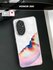 Чехол на Honor 200 / Хонор 200 с принтом Розовая акварель, прозрачный