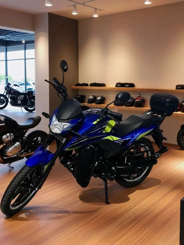 Мопед ALPHA TACTIC BLUE 110 см3 (49,9 см3)