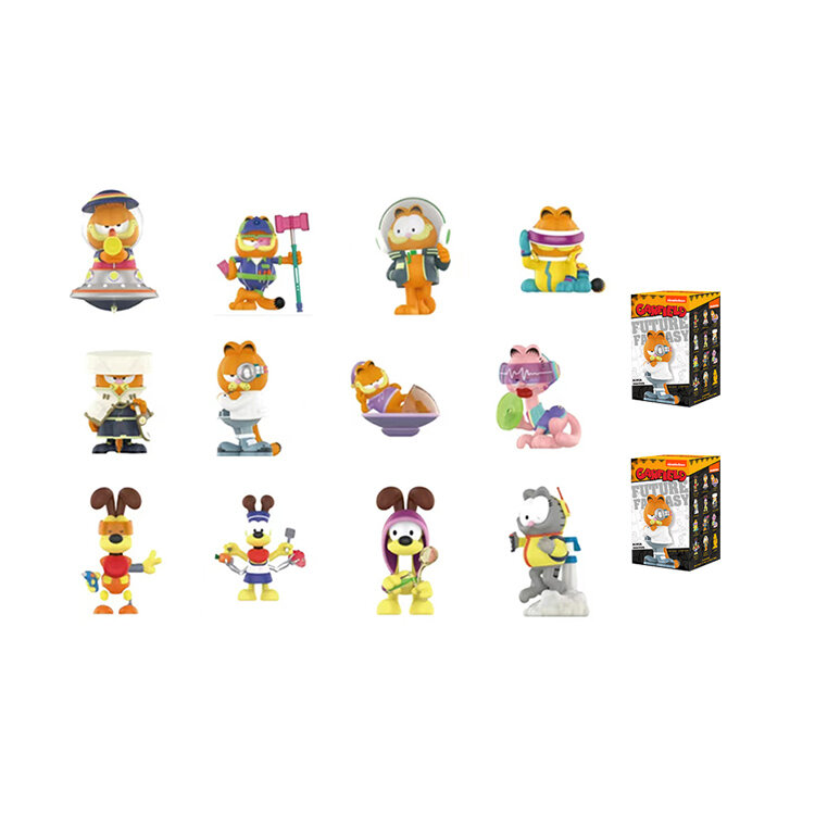 POP MART Garfield Future Fantasy Collection Mystery Boxes Single Mystery Box/2 Mystery Boxes null