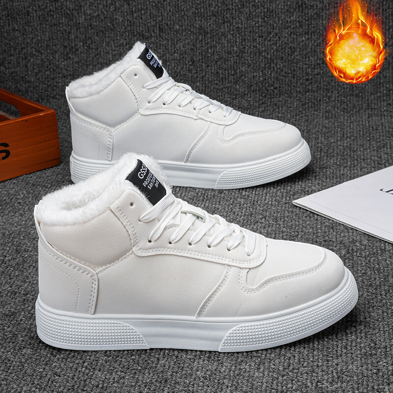 AIS Белые кеды Зима Мужчины все Модные Холст