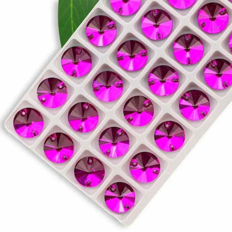 Хрустальные кристаллы Rose Риволи, розовый