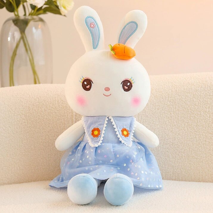 Мягкая игрушка-кролик «Милашка», белый спящий кролик, большая плюшевая игрушка, подушка для сна, милая кукла для