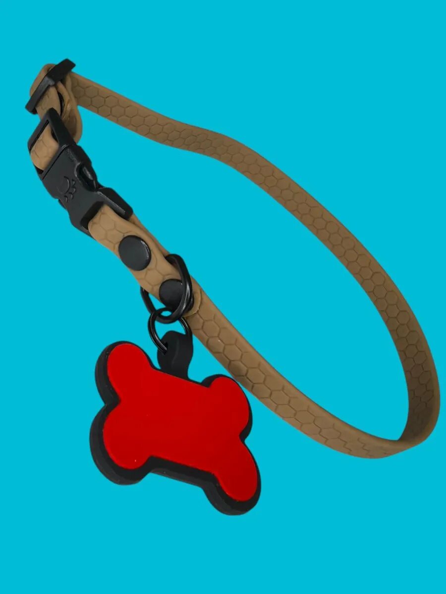 Dogbond Шнурок для адресника из биотана, 10 мм