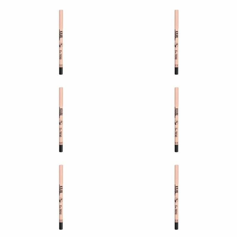 TF Cosmetics I'm TREND карандаш, кайял для глаз, super stay, тон 003, темный, серый, 6 штук