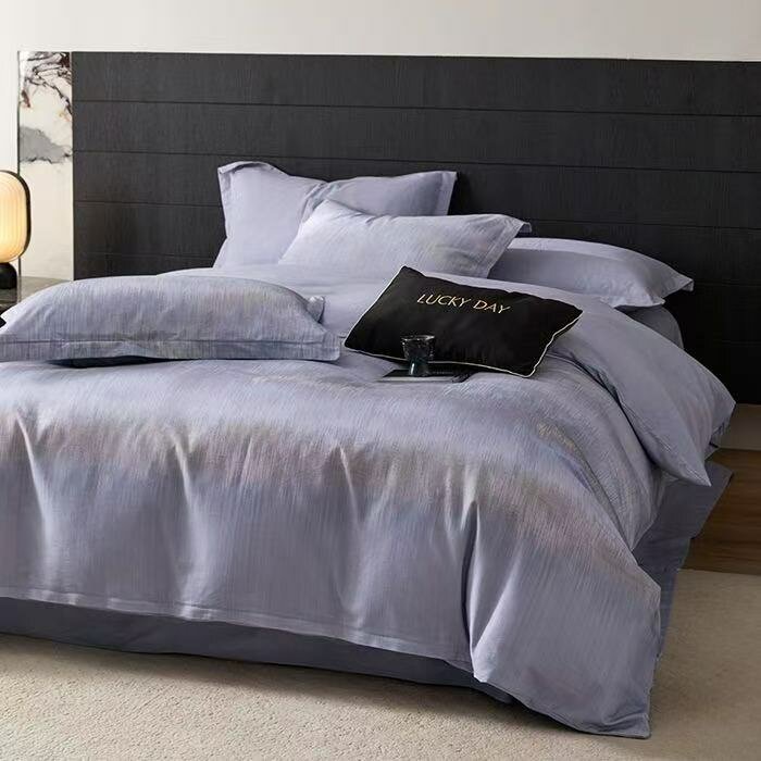 Apollo Bedding Комплект постельного белья, Сатин люкс, Двуспальный с простыней Евро, наволочки 50x70