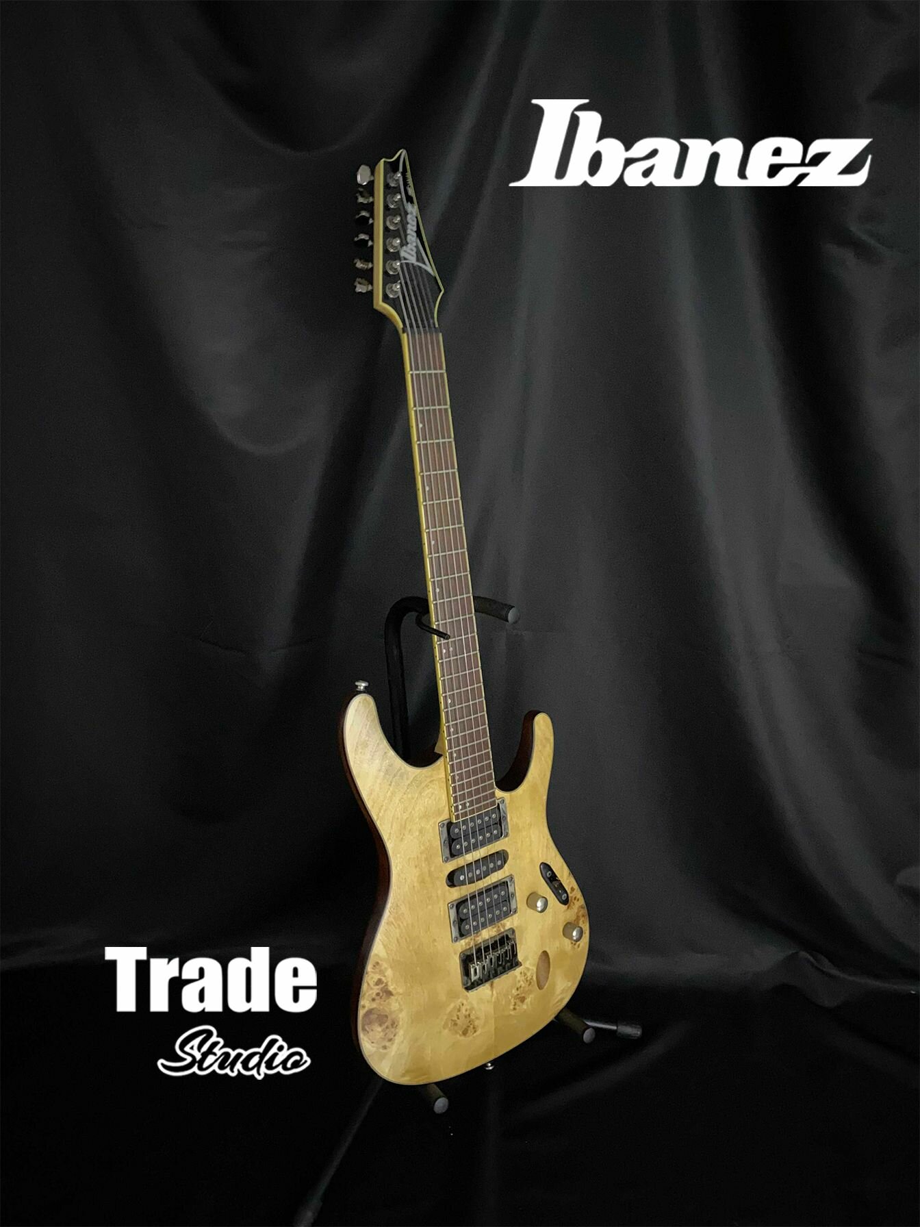 Ibanez S770 PB, Индонезия тонкий корпус 24 лада, двойная тремоло