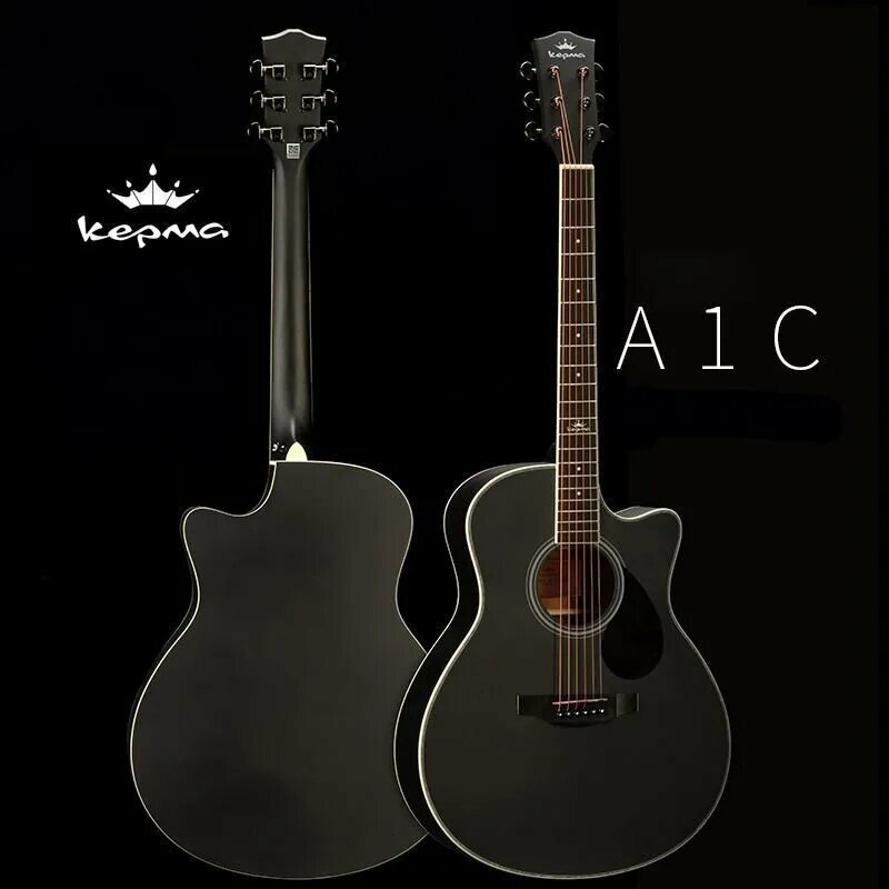 Kepma Акустическая гитара A1C A 6-струнная, корпус Ель 4/4