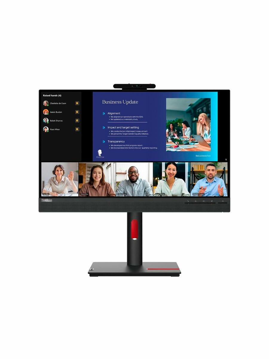 Монитор Lenovo ThinkVision T24v-30, черный