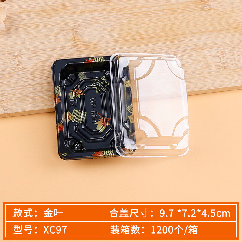 Оптовая коробка для суши, японская суши-коробка, одноразовая прозрачная пластиковая коробка, антизапотевающая коробка для лосося