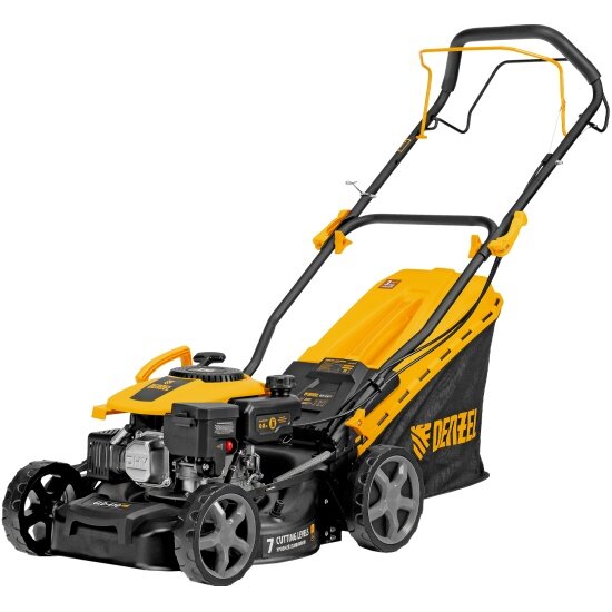 Denzel Газонокосилка бензиновая GLD-410SP-K, 150 см3, 41 см, привод, 40 л, , 58813