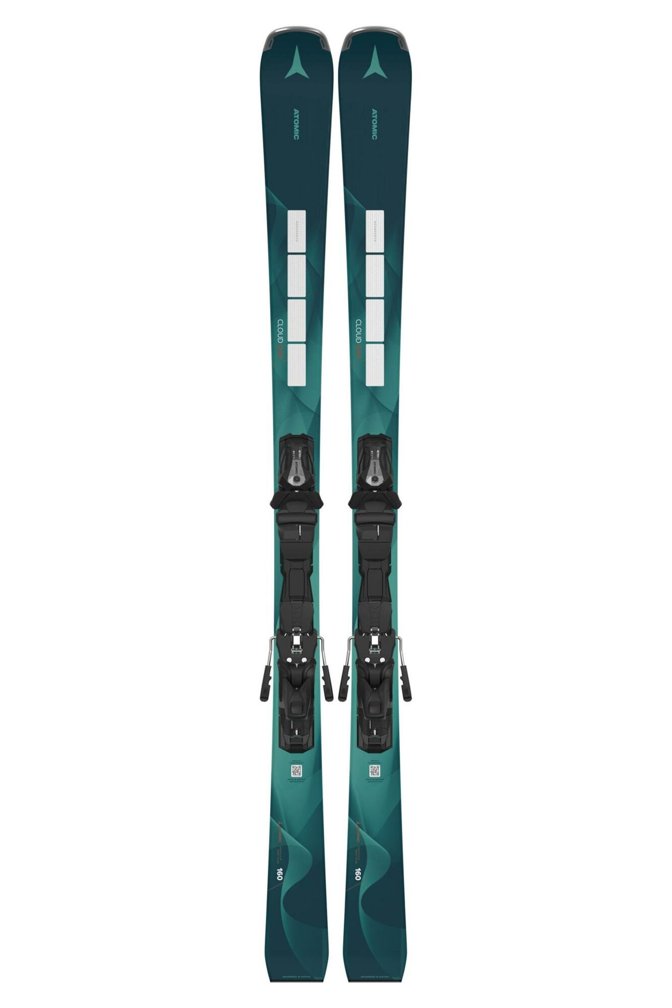 Горные лыжи с креплениями ATOMIC Cloud Q14 RVSK S+MI 12 GW Petrol (см:160)