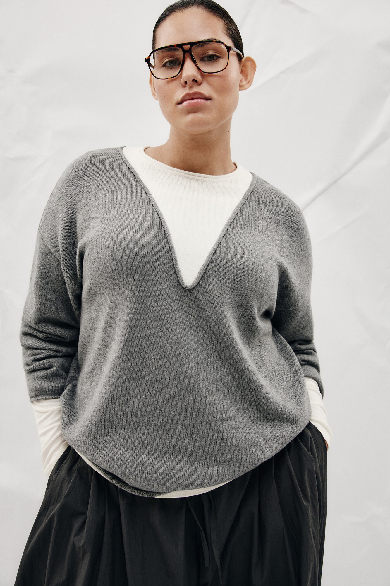 Джемпер Plus size