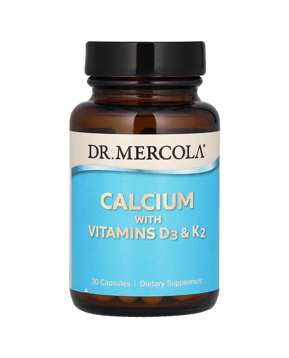 Dr. Mercola кальций с витаминами Д3 + К2 30 капсул