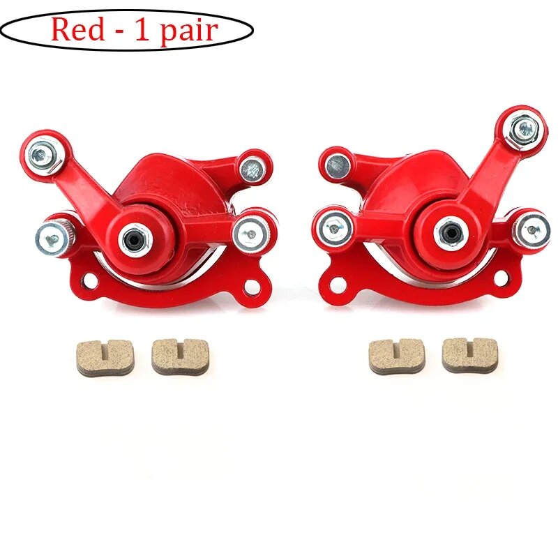 Тормозные Колодки Для Мини-мотоциклов, Квадроциклов, Детских Мотоциклов, 43cc, Красный, Red - 1 pair