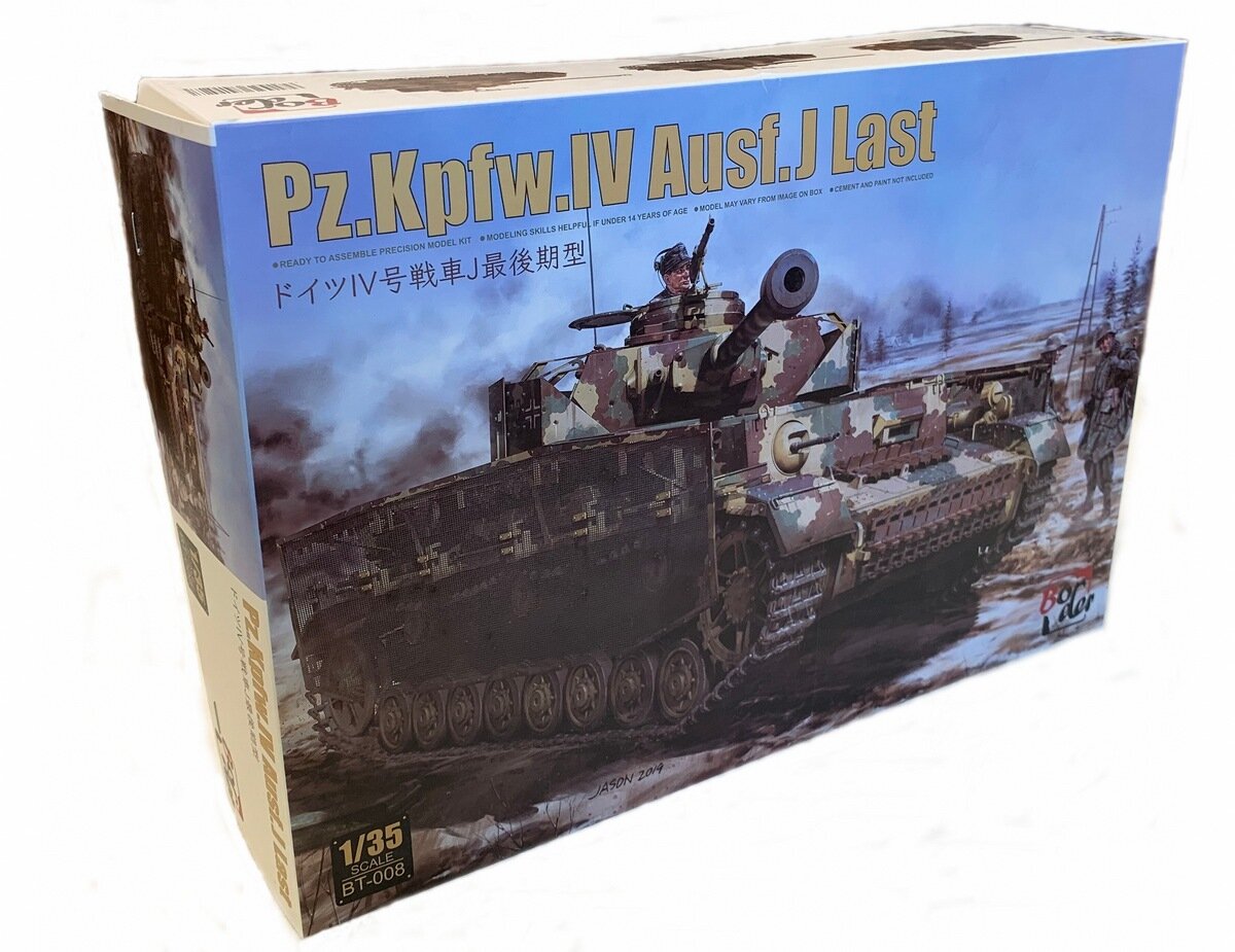 BT-008 Border Model Сборная модель танка немецкого Pz.Kpfw.IV Ausf.J (Поздний) в масштабе 1/35