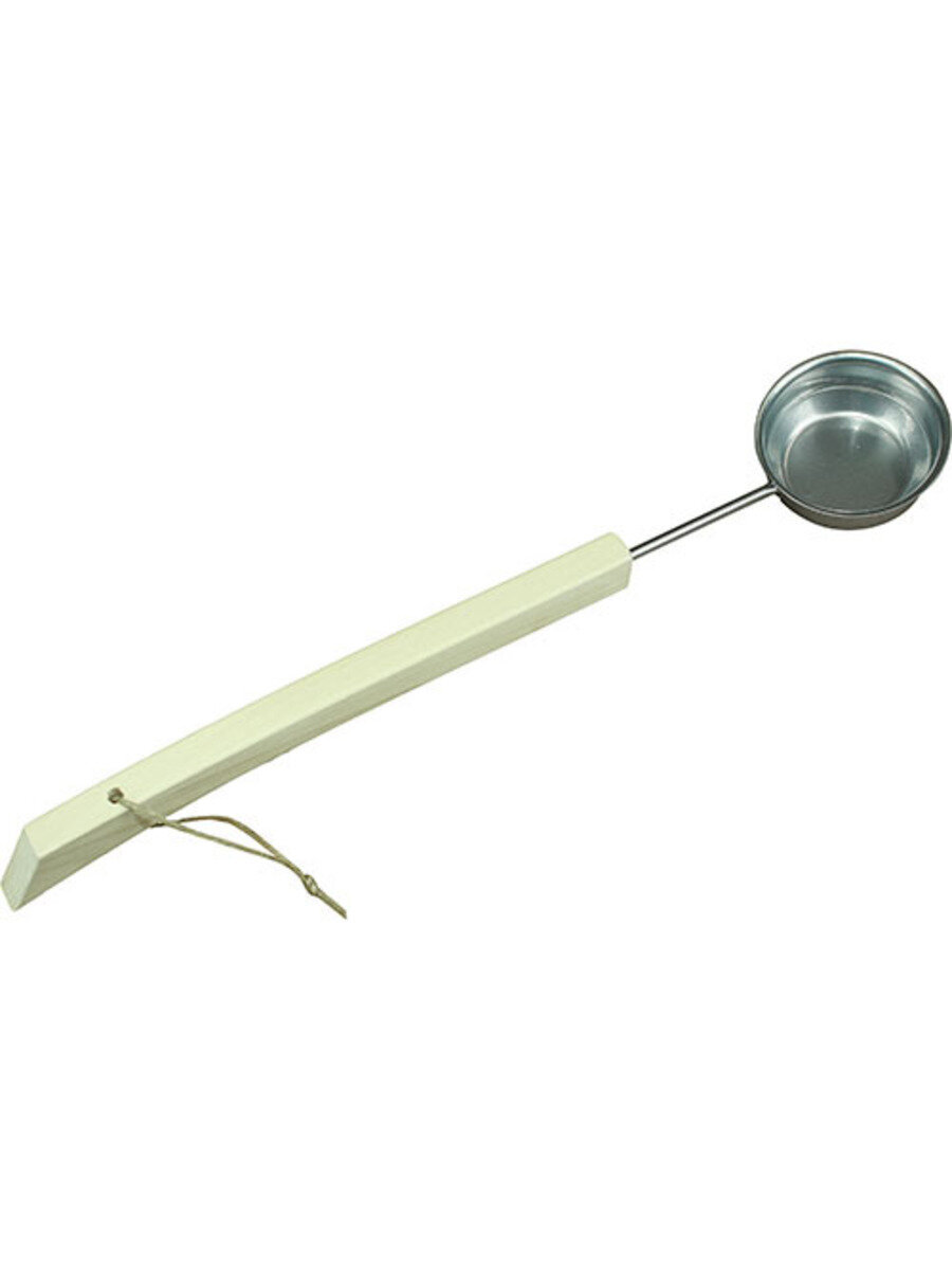 Ковш из оксидированной стали ("нержавейка"), для бани, 200 мл, 50 см